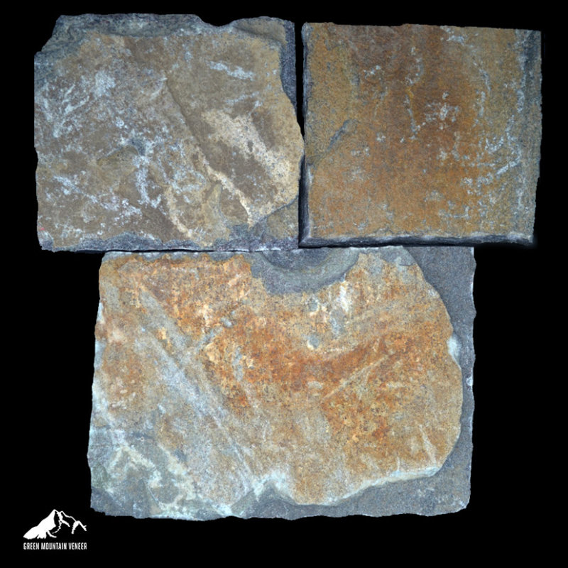 American Granite Square & Rect Full Bed - Green Mountain Veneer