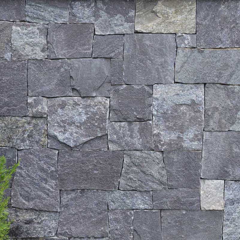 Corinthian Granite Squares & Rect Full Bed - Green Mountain Veneer